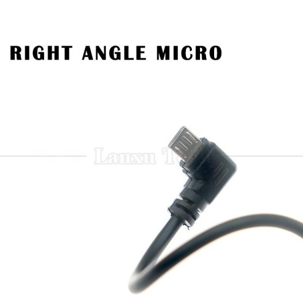 Quality 1M 2M 3M 5M Data Charging 90 Degree Right Left Up Down Angle Micro V8 USB Cable for sale