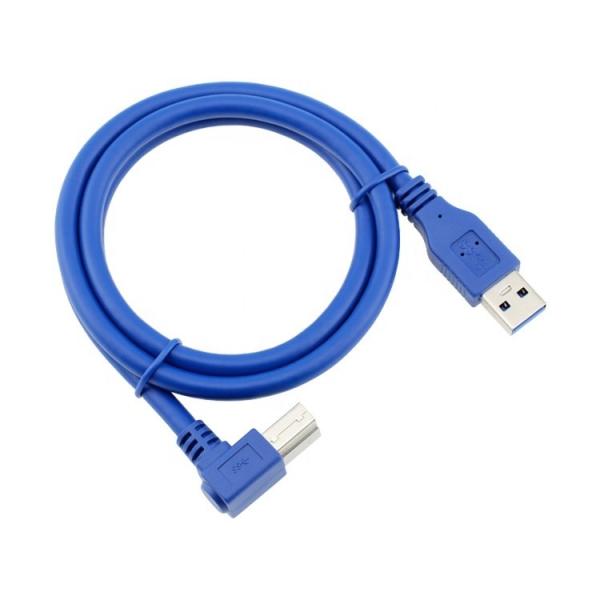 Quality High Speed 5Gbps 90 Degree Right Angle USB 3.0 A Male to USB B Type Printer for sale