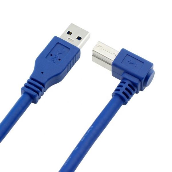 Quality High Speed 5Gbps 90 Degree Right Angle USB 3.0 A Male to USB B Type Printer for sale
