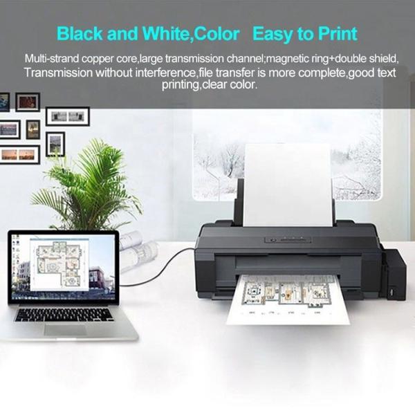 Quality High Quality 1m 2m 3m USB B to A Male Cable for Printer Scanner for sale