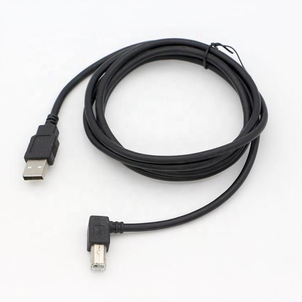 Quality High Quality 90 Degree Right Angle USB B Male to USB A male Extension Printer for sale
