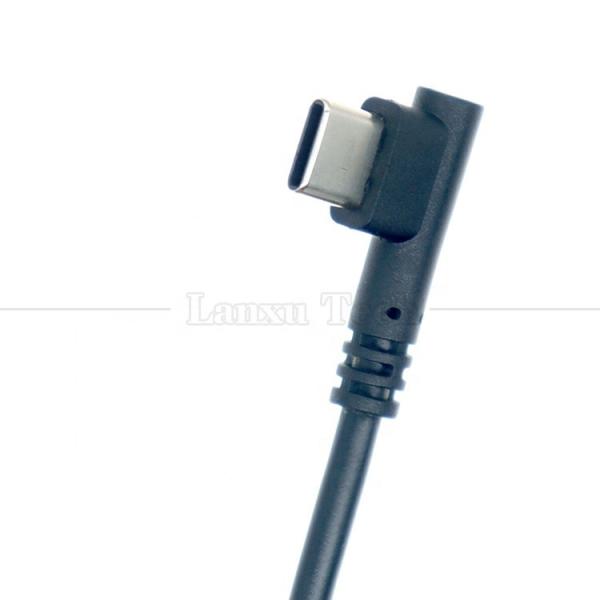 Quality 1M 2M 3M Sync Data Charging 90 Degree Angle USB C Charger Cable for Phone Tablet for sale