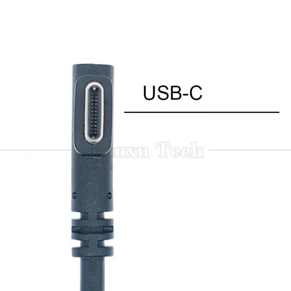 Quality High Quality 1M 2M 3M 5M Data Charger 90 Degree USB A to Type C Angle Cable for for sale