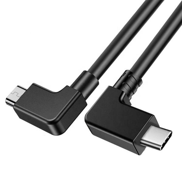Quality 90 Degree Angle Micro B to Type C USB Cable for UAV for sale