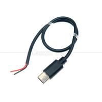 Quality Custom Data Charging 2 4 Cores USB Type C Male Female to Stripped Open Wire End for sale