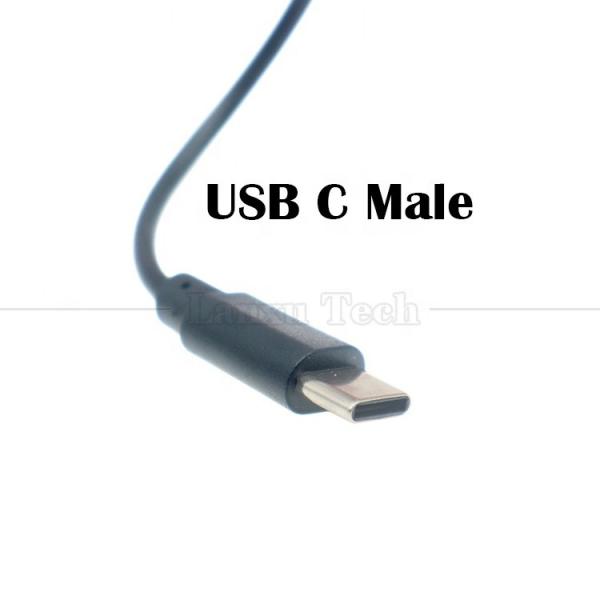 Quality Custom Data Charging 2 4 Cores USB Type C Male Female to Stripped Open Wire End for sale