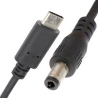 Quality Custom USB 3.1 Type C Male to DC 5.5x2.5mm Male Power Jack Extension Charger for sale