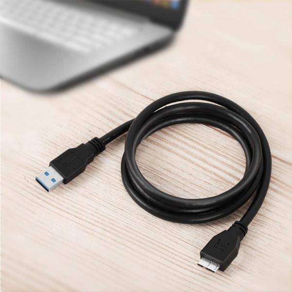 Quality High Speed 5Gbps Data Charging Micro USB 3.0 cable for External Hard Drive SDD for sale