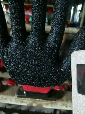 China 13G polyester gloves Latex coated crinkle,protective work glove,glove,gloves,protected glove,coated,dipped for sale