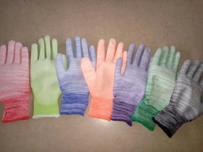 China 13G polyester glove with PU coated,safety gloves,protective work glove,glove,gloves,protected glove,coated,dipped for sale