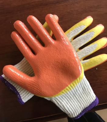 China 10G Cotton Glove Latex Double Coated Flat,Safety Gloves,Protective Work Glove,Glove,Protected Glove,Coated,Dipped for sale