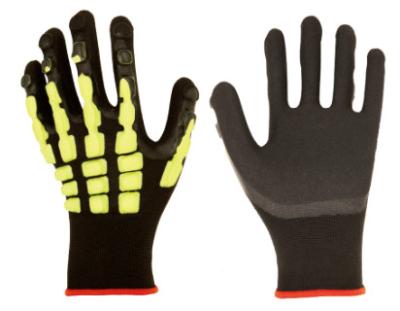 China 13G POLYESTER SHELL,ANTI-IMPACT DOTS PALM LATEX FOAM for sale