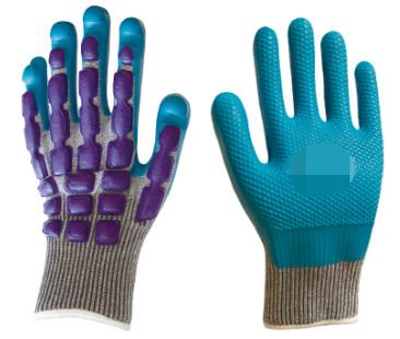 China Anti-Impact Hppe Shell Glove Ecp-Latex Palm Coated,Cut Resistance for sale
