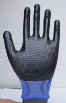 China 13G Polyester Zebra Ribbed Glove Nitrile Coated,Safety Gloves,Protective Work Glove,Protected Glove,Coated,Dipped for sale