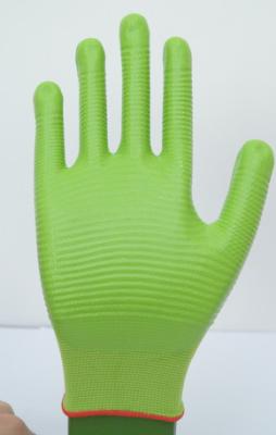 China 13G Polyester Zebra Ribbed U3 Glove Nitrile Coated,Safety Gloves,Protective Work Glove,Protected Glove,Coated,Dipped for sale