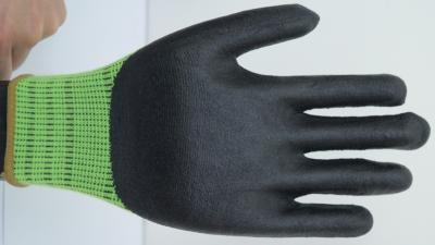 China 13G polyester glove Nitrile coated Foam breathable,safety protective work protected coating dipped dipping glove for sale