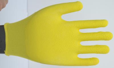 China 13G POLY glove latex Coated FOAM,Work Protected Glove,Coated,Dipped for sale