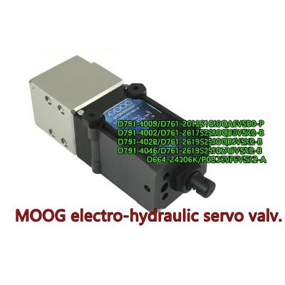 China Moog Servo Valve Electro-hydraulic Servo Valve with -20 to 80°C Operating Temperature 50 Hz Rated Frequency and 24V 220V Voltage for sale