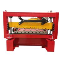 China Galvalume trapezoidal sheet roll forming machine automatic rib roll forming machine for sale