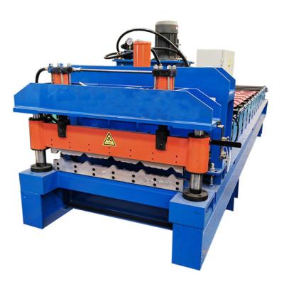 China High speed color glazed tile roll forming machine 0.3-0.8mm for Construction Material for sale