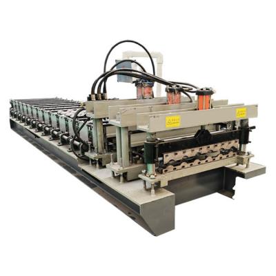 China Color steel glazed tile roll forming machine glazed sheet making machine 0.3mm-0.8mm for sale