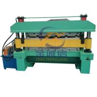 China Green Metal Steel Double Layer Roll Forming Machine PPGI Material for sale