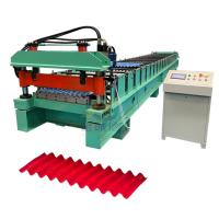 China High Efficiency Corrugated Iron Rolling Machine With Delta PLC for sale
