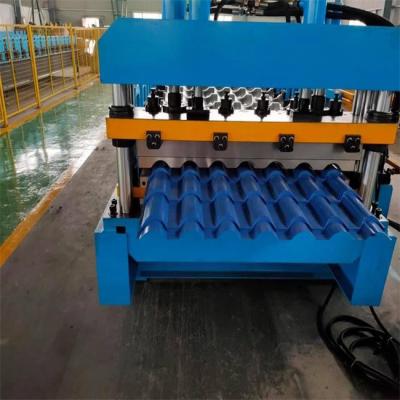 China Customize building material step tile cold roll forming machine color steel for sale