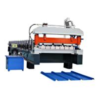 China Ibr Trapezoidal Wall Sheet Roll Forming Machine PLC Controlling for sale
