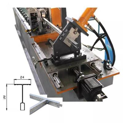Cina IL ROTOLO della CHIGLIA della LUCE d'inquadramento di griglia del T del controsoffitto che FORMA IL MANICA A MACCHINA del SOFFITTO ROTOLA FORMANDO LA MACCHINA in vendita
