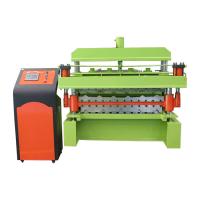 China Roof Wall Panel Double Layer Roll Forming Machine Trapezoidal Corrugated for sale