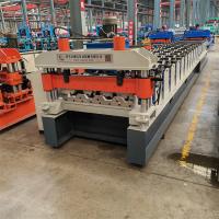 China Composite Metal Floor Decking Roll Forming Machine Delta PLC Operating System for sale