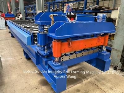 China 1200mm Glazed Tile Roll Forming Machine JCX Roof Tile Making Machine for sale
