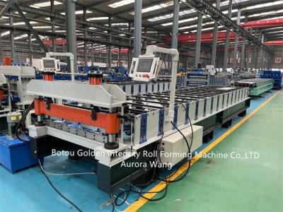 중국 구축되는 것을 위해 자동인 직류 전기로 자극된 유약 기와 롤 성형기 판매용