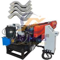 China Metal Downspout Roll Forming Machine , Square And Round Downspout Machine for sale