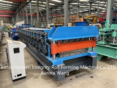 Cina rotolo d'acciaio di doppio strato 7.5Kw che forma certificazione del CE della macchina ISO9001 in vendita