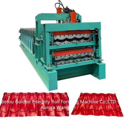 Китай Крен панели толя машины JCX 1200mm кафельный делая формируя машину продается