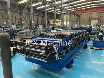 中国 機械、機械を形作る波形の屋根色の鋼鉄ロールを形作る5.5kW二重層 販売のため