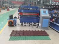 China Low Noise Double Roll Forming Machine 8-12m/Min For Standard Solution for sale