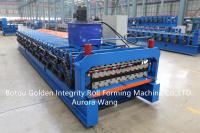 China Full automatic double layer metal roofing sheet corrugated and trapezoid sheets roll forming machine for sale