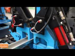 High Standard Purlin CZ Channel Steel Roll Forming Machine For Building Material