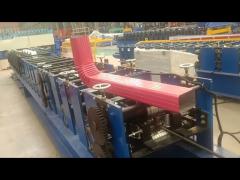 PU Foam Shutter Door Roll Forming Machine 380V 50Hz 3 Phases