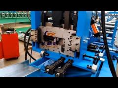 Bule Color Automatic Z140-300 Purlin Roll Forming Machine for Workshop Building