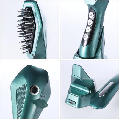 China 2022 Hot Selling Applicator Steam Ion Conditioner Comb Ipx7 Scalp Massage Spa Hair Growth Comb for sale