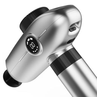 China Pistola de Massagem Muscular Profunda USB Recarregável Super Silenciosa Percussão Pistola de Massagem 10 Velocidades Handheld Massageador Elétrico à venda