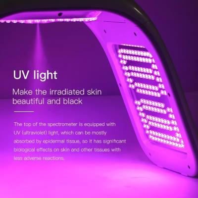 China 5D Collagen  Led Light Therapy Facial Beauty  Machine For Face Steam Hot Nano Spray Anti Aging Led Facial Mask for sale