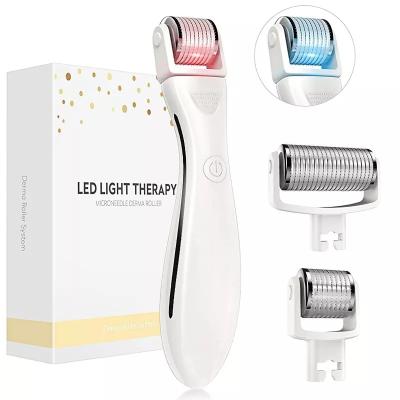 China 3 IN 1 LED Microneedle Roller Kit  LED 0.5 mm  Dr. pen Derma Roller Derma Rolling System for sale
