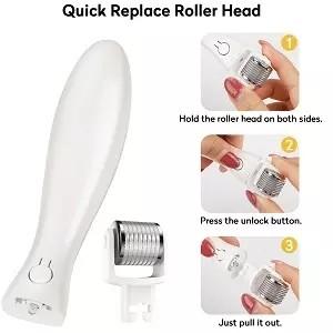 China 3 IN 1 LED Microneedle Roller Kit  LED 0.5 mm  Dr. pen Derma Roller Derma Rolling System for sale