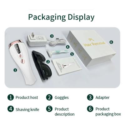 Chine Ice Cool Permanent IPL Hair Removal Device  for Women Men, ,Whole body Hair Remover As Fast As 8 Minutes, 999，999 Flashe à vendre