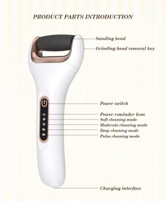 Cina Wholesale Homeuse Automatic Foot Skin Care Electric Foot Scrubber Dead Skin Remover Foot Callus Remover in vendita